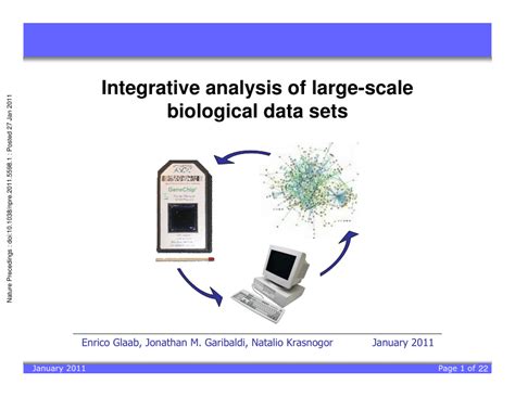 pdf integrative analysis of large scale biological data sets
