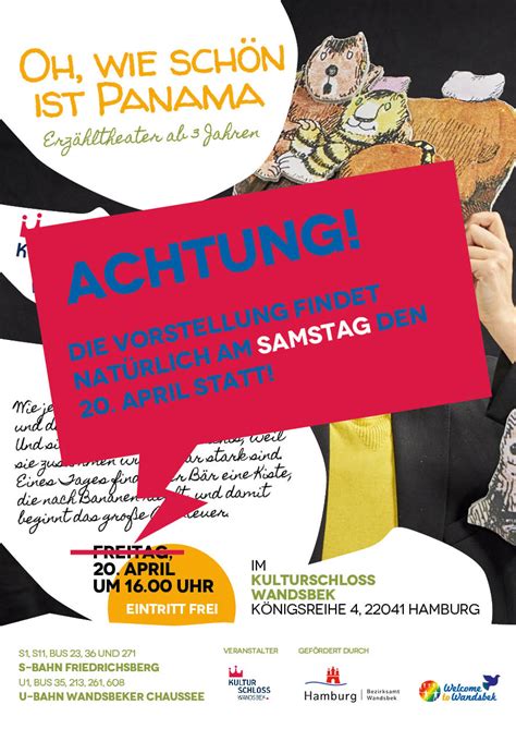 Kindertheater Wie schön ist Panama