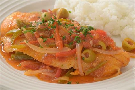 Receta de filete de pescado a la veracruzana una preparación