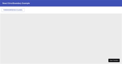 react error boundary codesandbox