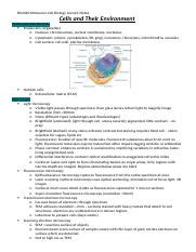 Lectures Docx Biol Molecular Cell Biology Lecture Notes Cells