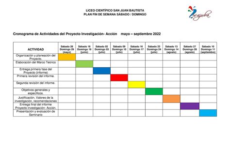 Cronograma de Investigación Guía Paso a Paso para Proyectos Exitosos