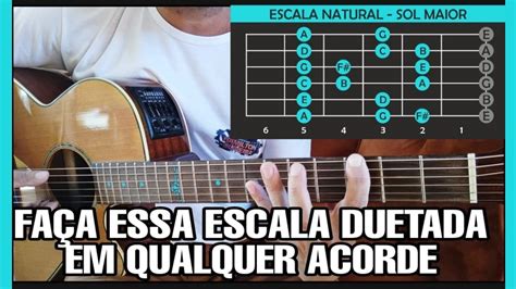 Aprenda essa Escala Fácil para Fazer Solos no Violão em Qualquer Acorde