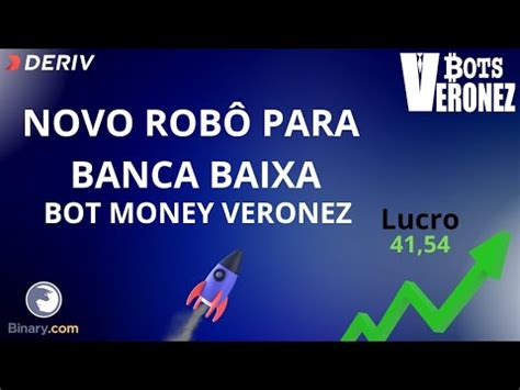 NOVO ROBÔ O MELHOR PRA BANCA BAIXA BINARY E DERIV PODE TRIPLICAR