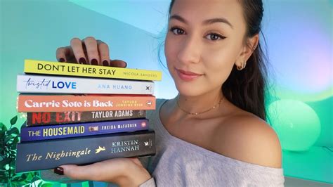 ASMR Cosy Book Haul Recommendations Recent Reads Whispering