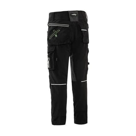 Spodnie Robocze Do Pasa Professional Stretch Line STALCO Czarne Sklep