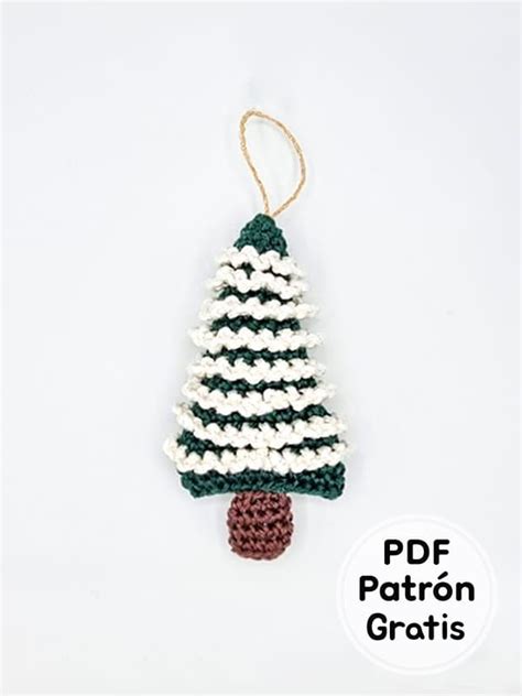 Amigurumi Navidad Árbol Ornamento PDF Patron Gratis