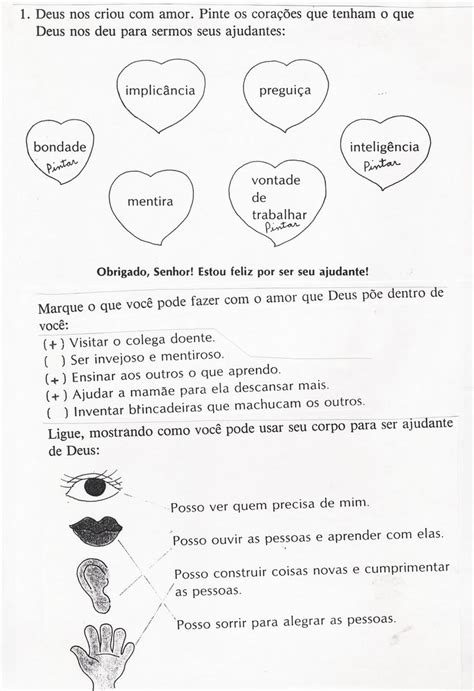 Atividades Educativas Ensino Religioso 1E2 Ensino Religioso