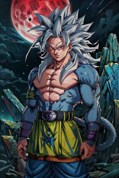 AI Art LoRA Model Super Saiyan 5 Goku Dragon Ball AF PixAI