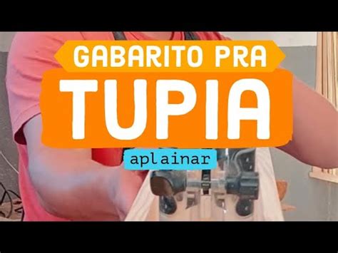 COMO FAZER GABARITO PARA TUPIA YouTube