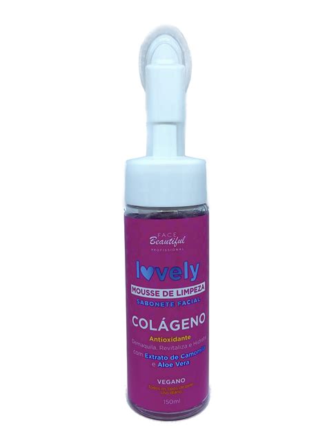 Mousse de limpeza sabonete facial colágeno demaquilante revitaliza e