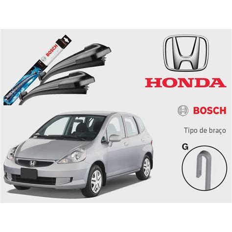 Jogo Palheta Dianteira Original Bosch Honda Fit A Submarino