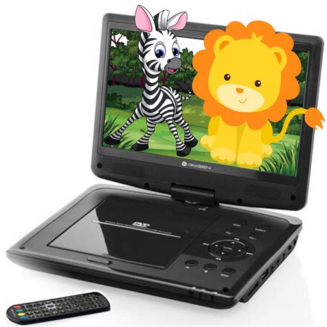 PRZENOŚNY ODTWARZACZ DVD TELEWIZOR 10 CALI SAMOCHODOWY DVBT2 USB HDMI