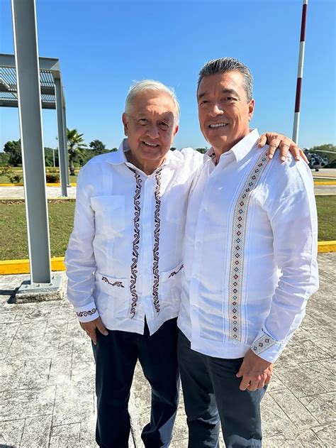 Acompaña Rutilio Escandón a AMLO en Reunión de Evaluación del Tramo 1