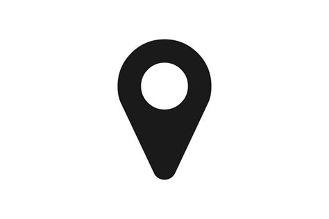 Map Pointer Vector Icon GPS Location Symbol In Flat Style