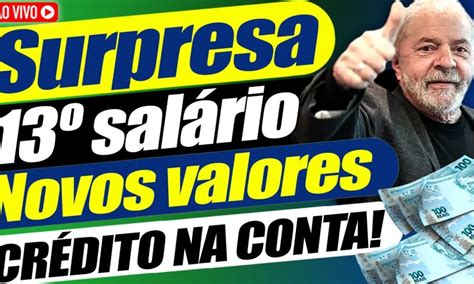 CHEGOU A HORA de saber os VALORES ATUALIZADOS do 13º salário em 2023