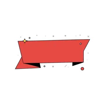 Red Banner Shape Vector Simple Red Banner Shape Vector Vector Simple