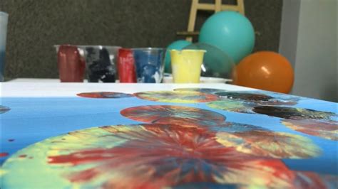 Balloon Smash Acrylic Pouring YouTube