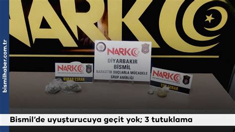 Bismilde uyuşturucuya geçit yok 3 tutuklama Bismil Haber YouTube