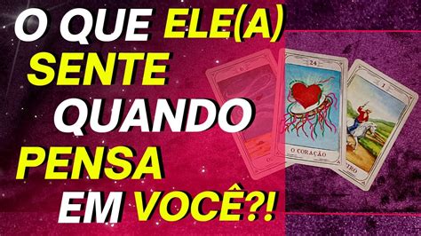 TAROT O QUE ELE A PENSA E SENTE POR MIM TAROT HOJE Tarot YouTube