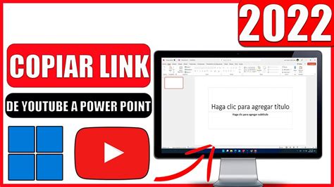 Como Copiar Un Link De Youtube A Powerpoint Youtube