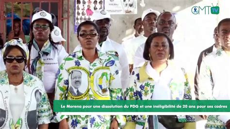 Reportage Gabon Morena Pour Une Dissolution Du Pdg Vid O Dailymotion