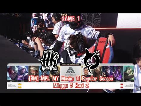 Home Bois VS Todak Game 1 MPL MY Musim 11 Regular Season Minggu 5