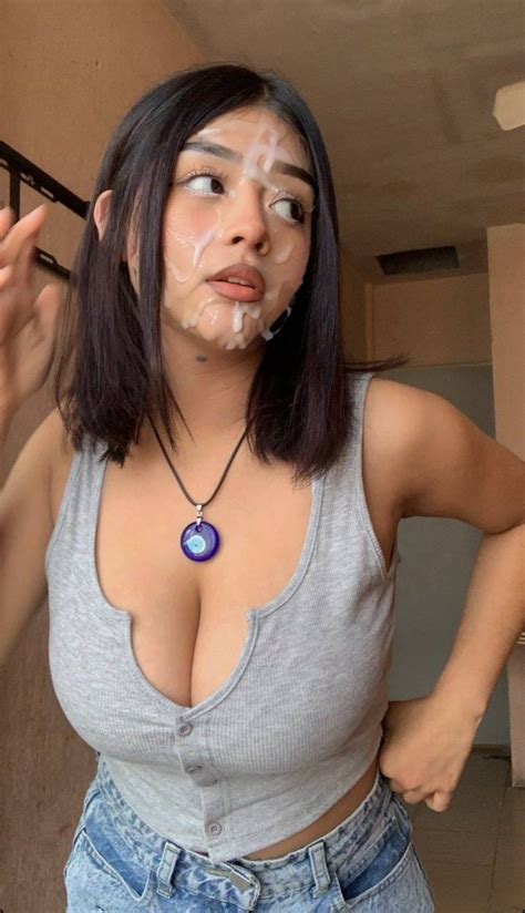 Sexy Brunette Covered In Cum Cum Face Generatorcum Face Generator