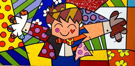 Obras De Romero Britto Arte Pop Brasileiro Pinturas T Tulos
