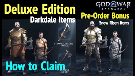 How To Get Darkdale Risen Snow Bonus Armor God Of War Ragnarok
