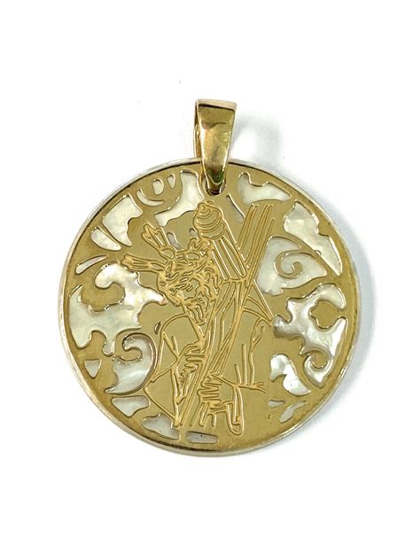 Medalla Cristo de los Gitanos plata de ley y nacár 25mm Estampería
