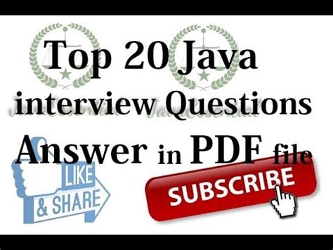 Top Java Interview Questions Frequently Asked Core Java Interview