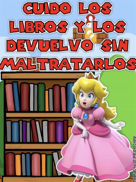 Pin de Karli en Temática Mario Bros Reglamento de biblioteca Reglas