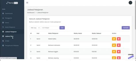 source code sistem informasi manajemen kelas berbasis web php id blog