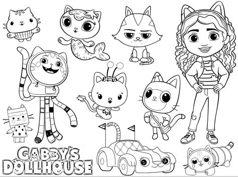 Casa de muñecas de Gabby 11 Divertirse con los niños