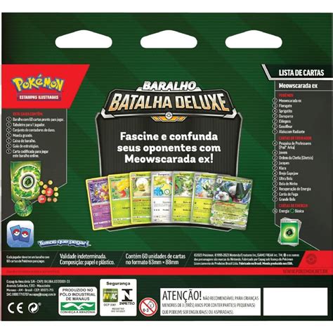 FN Games Sua Loja de Games e Geek Baralho De Batalha Deluxe Pokémon