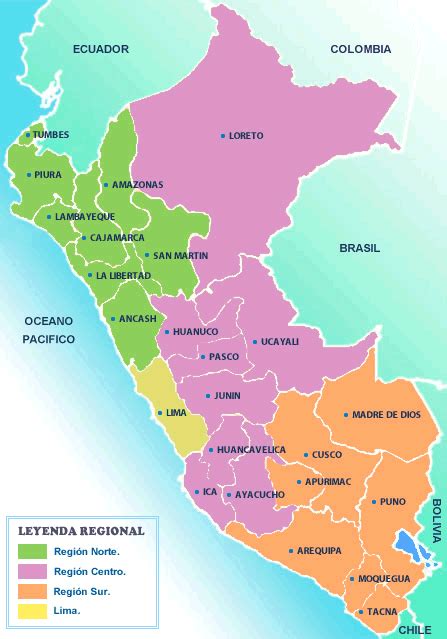 Dibujo Del Mapa Del Peru Y Sus Departamentos Magrup Images The