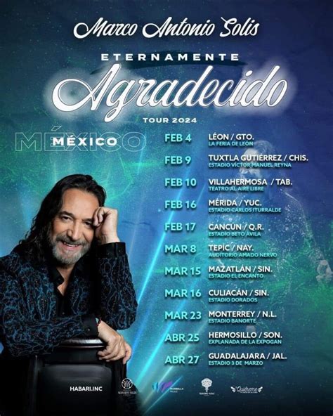 Marco Antonio Solís Anuncia Gira Eternamente Agradecido en México