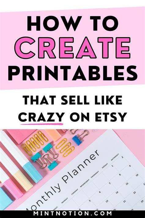 Selling Printables On Etsy Step By Step Guide Starting Etsy Shop