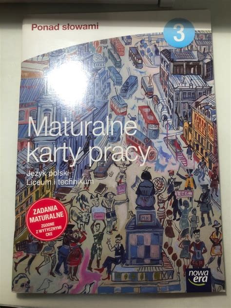 Ponad słowami kl 3 maturalne karty pracy polski NE Warszawa Kup