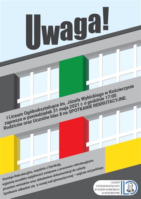 Ważna informacja dla Uczniów klas ósmych i Ich Rodziców spotkanie