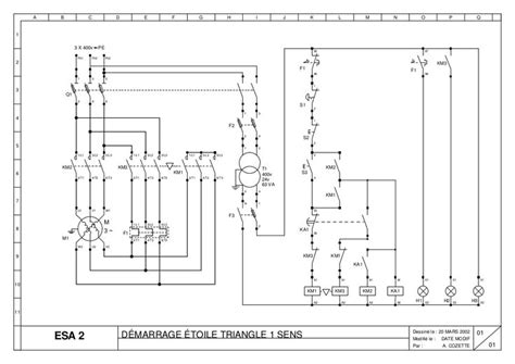 Toutes les schémas de démarrage d un moteur asynchrone par genie