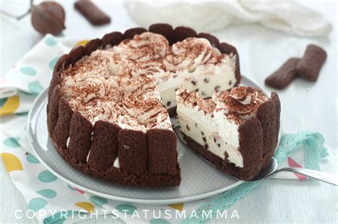 Torta Fredda Ricotta E Yogurt Con Pavesini Al Cacao Cremosa Senza Cottura