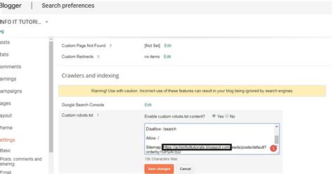 How To Add Custom Robots Txt File In Blogger ACHI INFO IT TUTORIALS