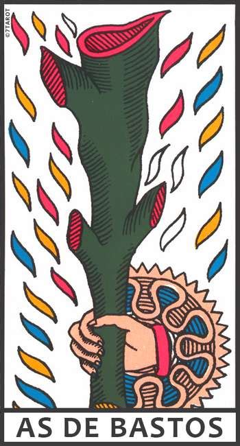 Las 14 Cartas De Bastos Del Tarot Significado 7Tarot