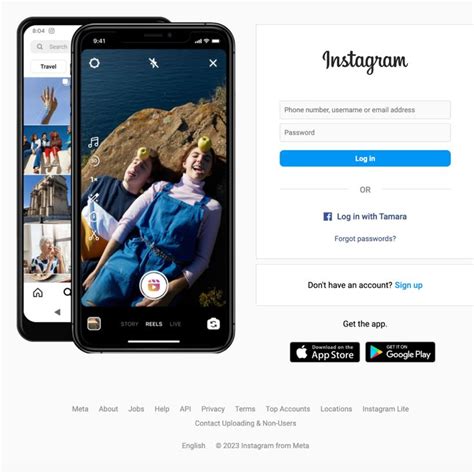 Steps To Create A Desktop And Mobile Instagram Login Page Clone