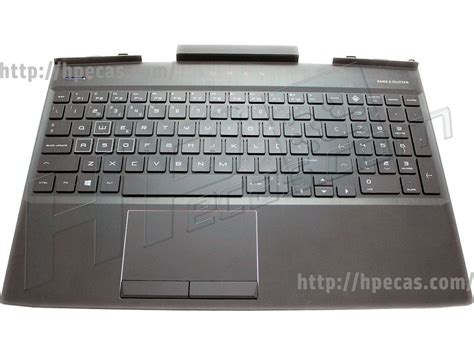 HP Omen 15 DC série Top Cover Teclado Português Backlight White