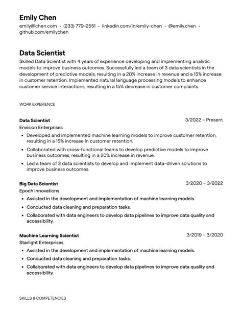 Data Engineer Resume Examples With Guidance