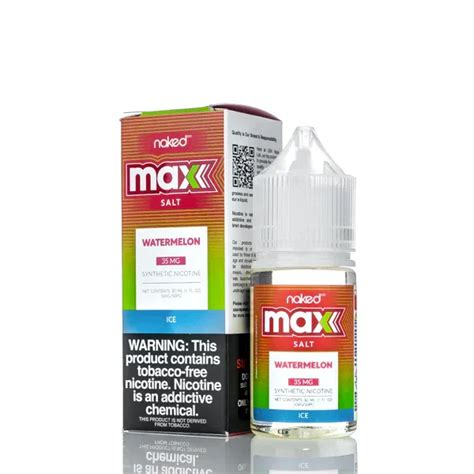 Naked L Quido Nic Salt Max Watermelon Ice