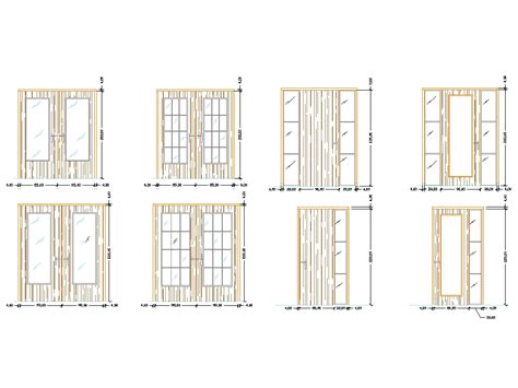 Puertas En Alzado En AutoCAD Descargar CAD 45 33 KB Bibliocad